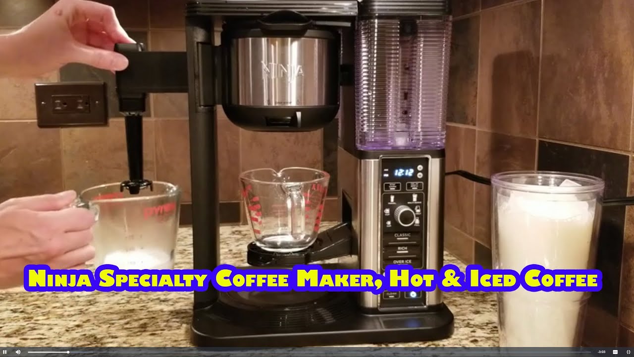 ninja specialty coffee maker cm401 review-daniel - YouTube