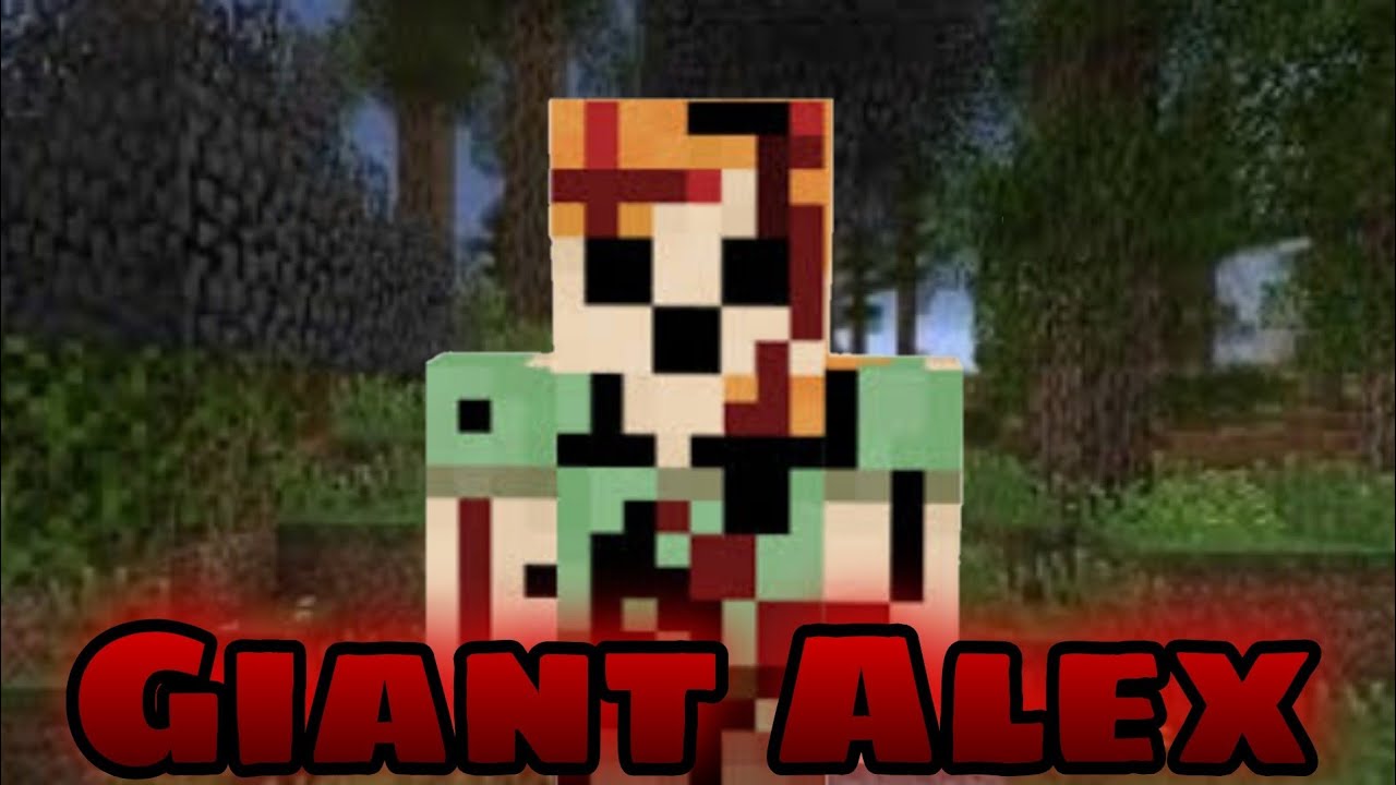 Minecraft how to build Giant Alex statue - YouTube