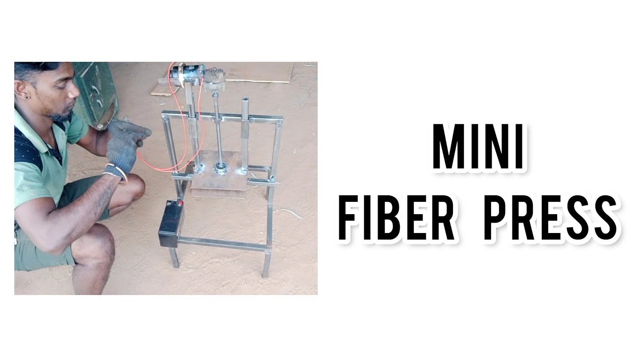 MINI FIBER PRESS - YouTube