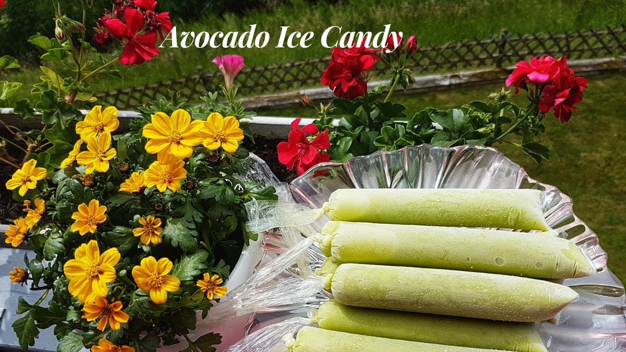 How to Make Creamy Avocado Ice Candy - YouTube