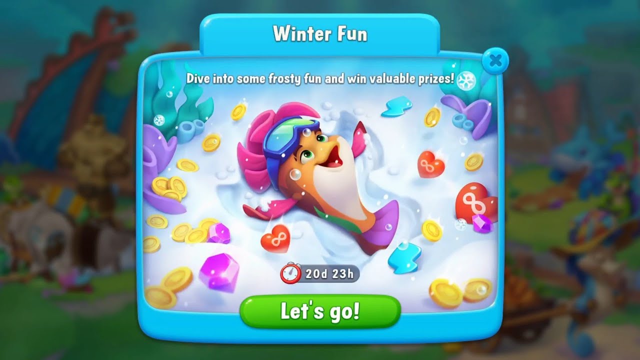 @Fishdom Merge Levels Winter Fun Event Started - YouTube