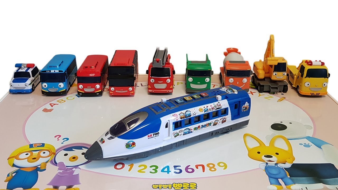 Tayo High speed train - Rail sound. Train Sound. KTX sound. 타요 장난감 기차 ...