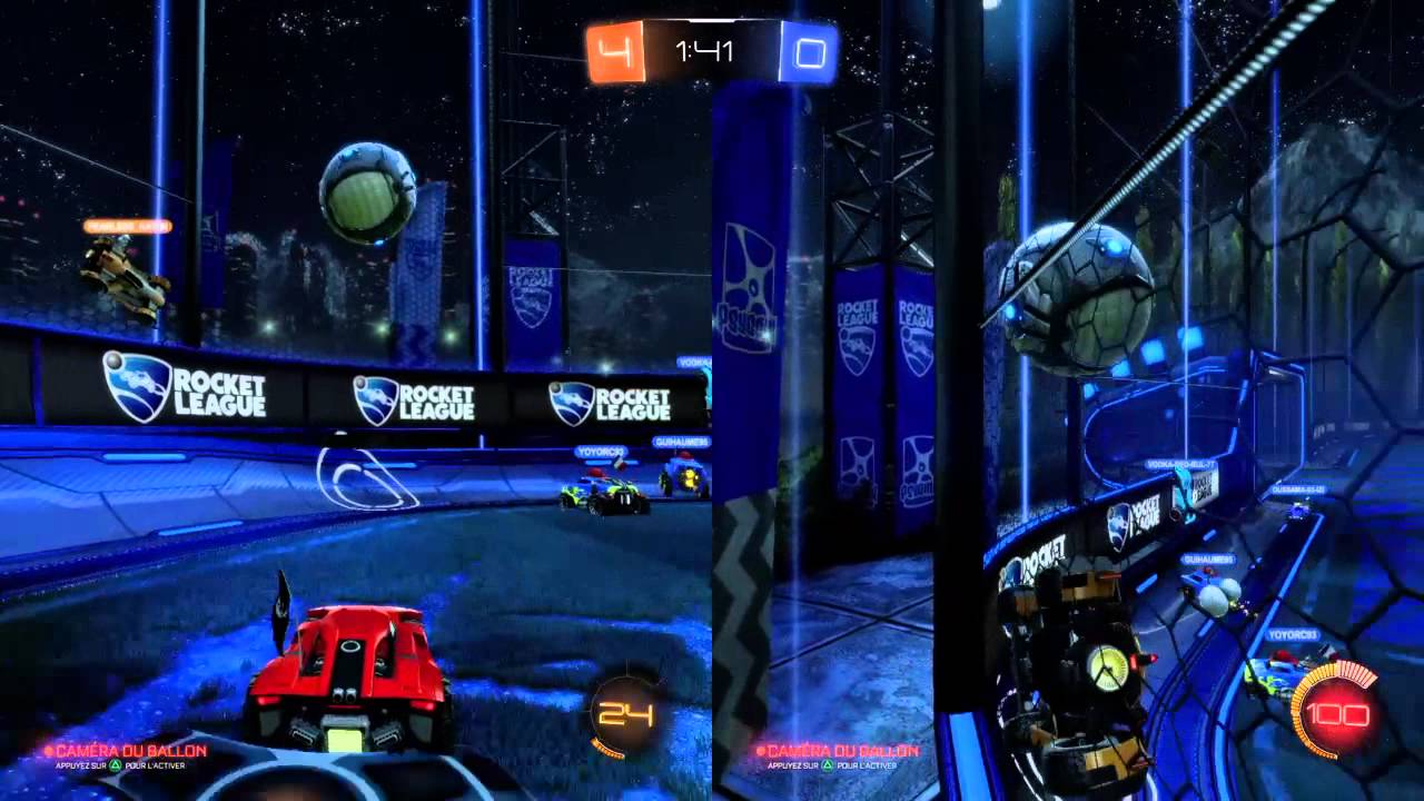 Rocket League Multijoueur Bots Wins - YouTube