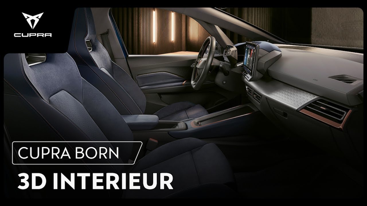 Het interieur van de nieuwe CUPRA Born - YouTube