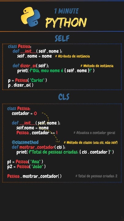 SELF CLS | PYTHON - Ep.35 #python - YouTube