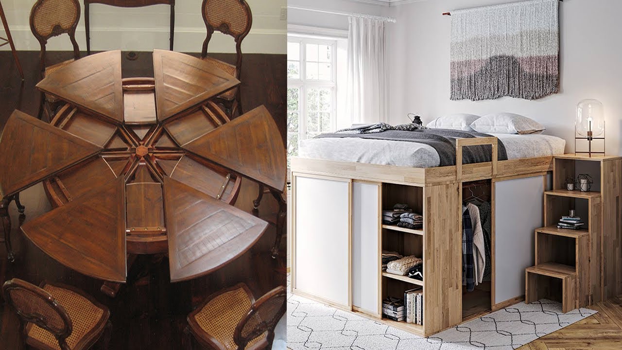 Amazing Home Design Ideas with Space Saving Smart Furniture - YouTube