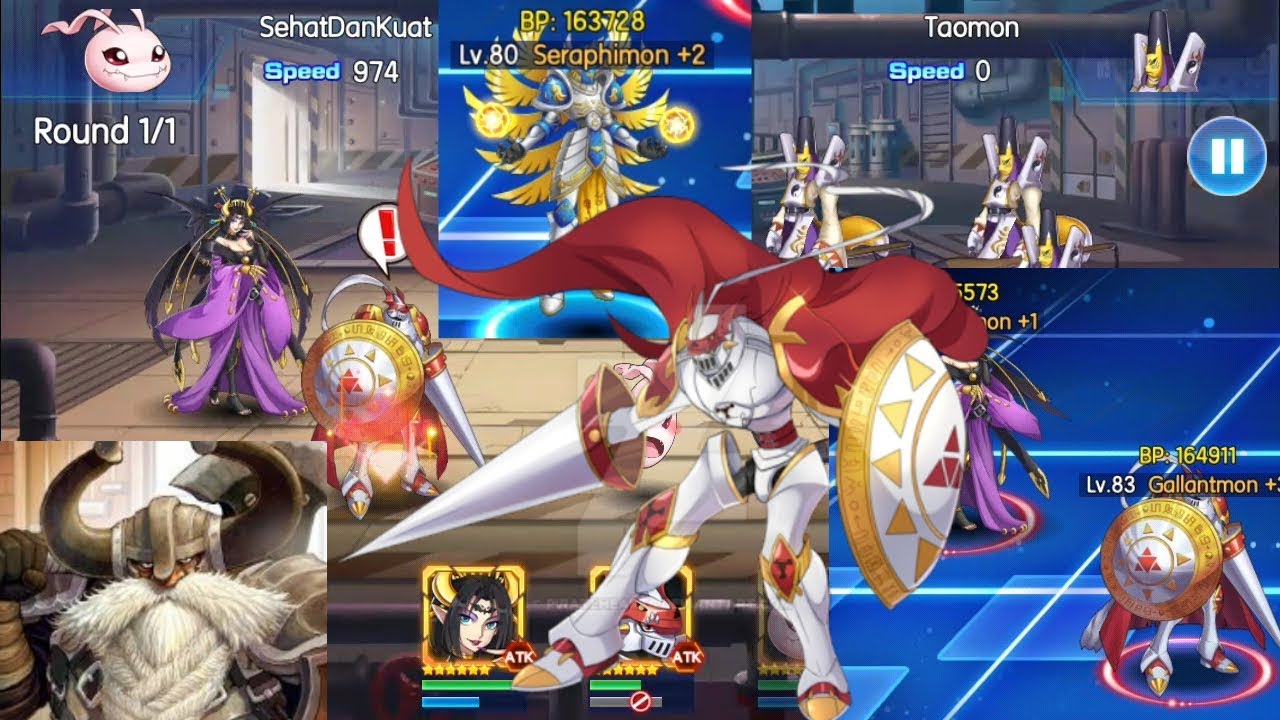 Digital World/Digital Master Test DarkOmen Gallantmon & Seraphimon ...