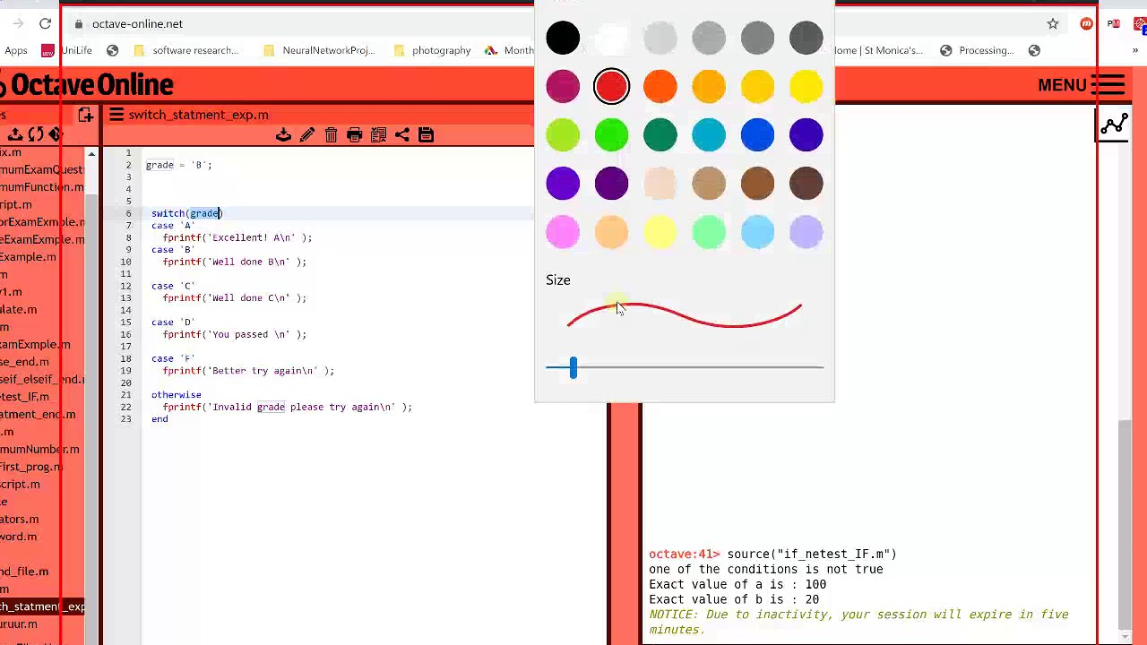 Switch Statement In Matlab - Youtube