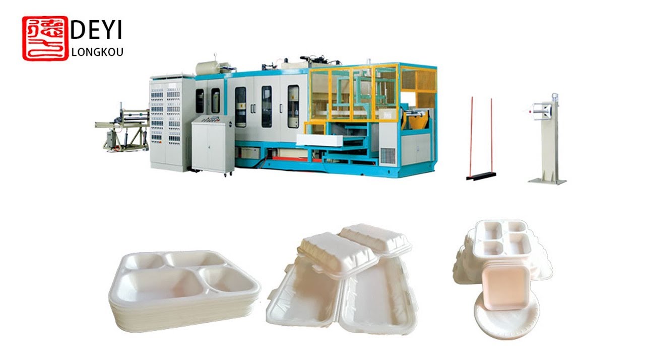 thermoforming machine: PSP foam food box packaging machine 2019 ...