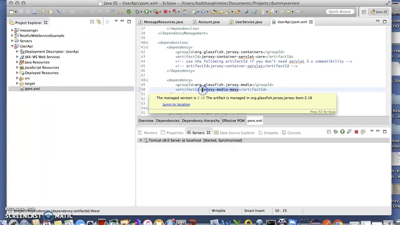 Restful Webservices Quick Demo Part 1 Youtube