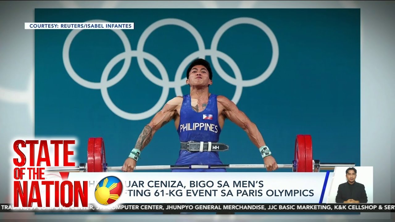 John Febuar Ceniza, bigo sa Men’s Weightlifting 61kg... | SONA ...