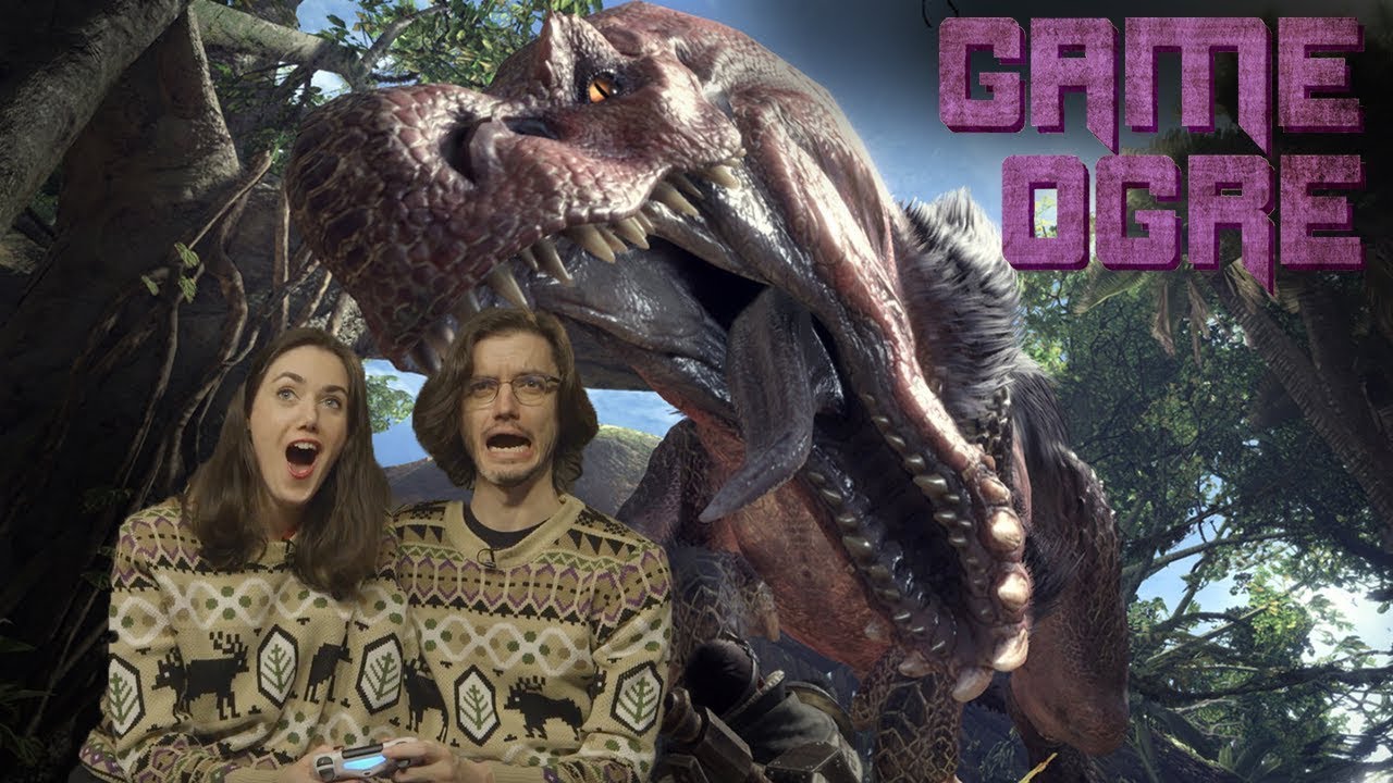 Eating Tasty T-Rex Meat in Monster Hunter World - GAME OGRE, Episode 7