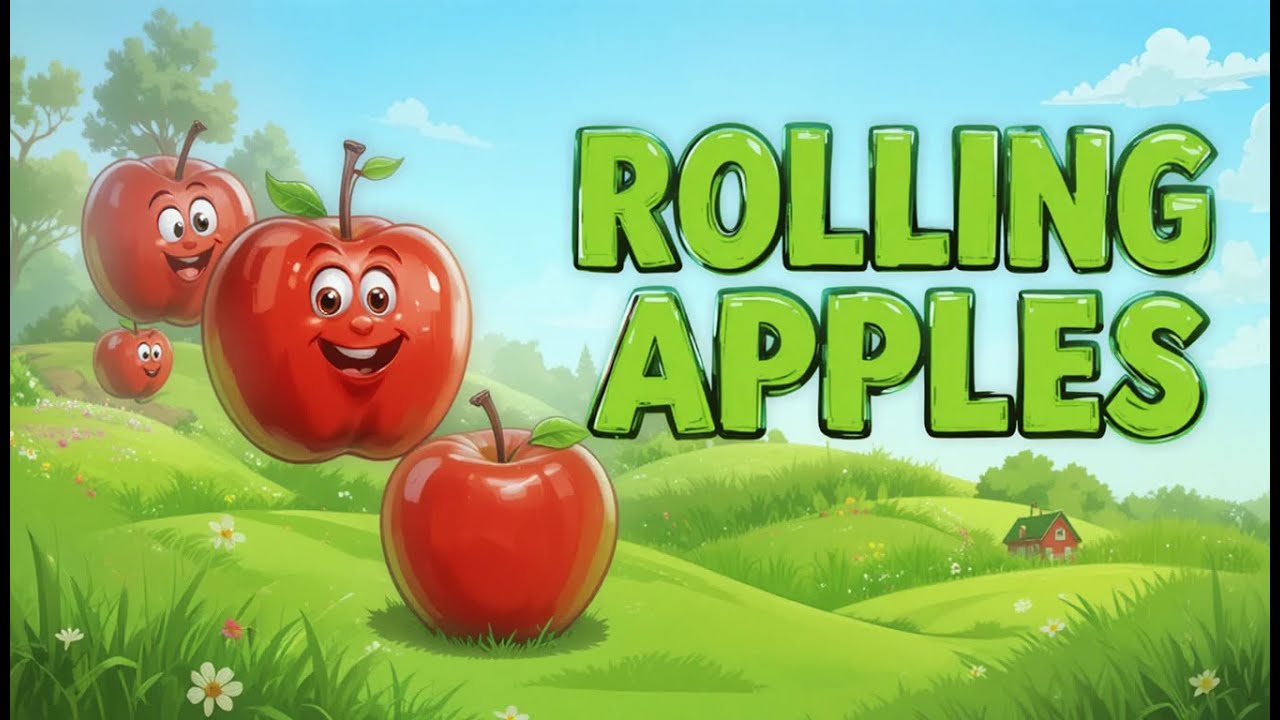 Rolling Apples Song – Fun Kids English Nursery Rhyme - YouTube