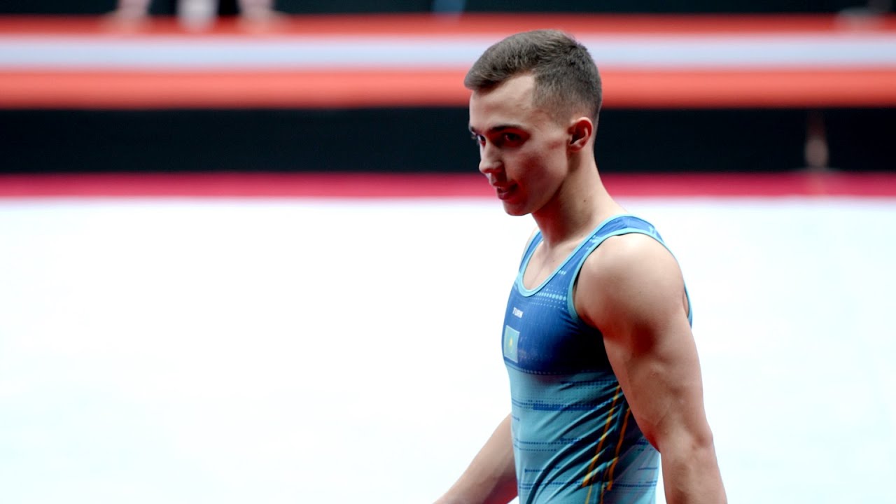 Milad Karimi (KAZ) Floor Exercise - 2021 World Championships - Podium ...