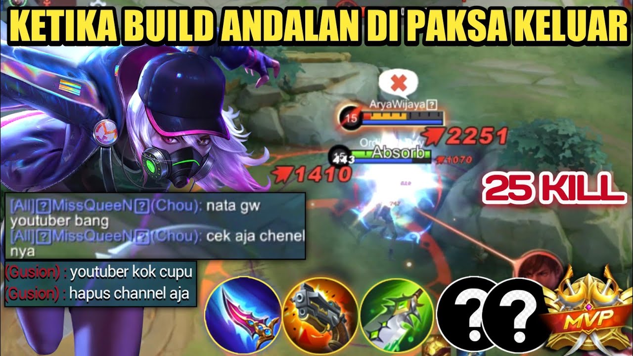 BUILD ANDALAN PUN SAMPAI KELUAR SANGKING SENGITNYA GAME INI | BUILD ...