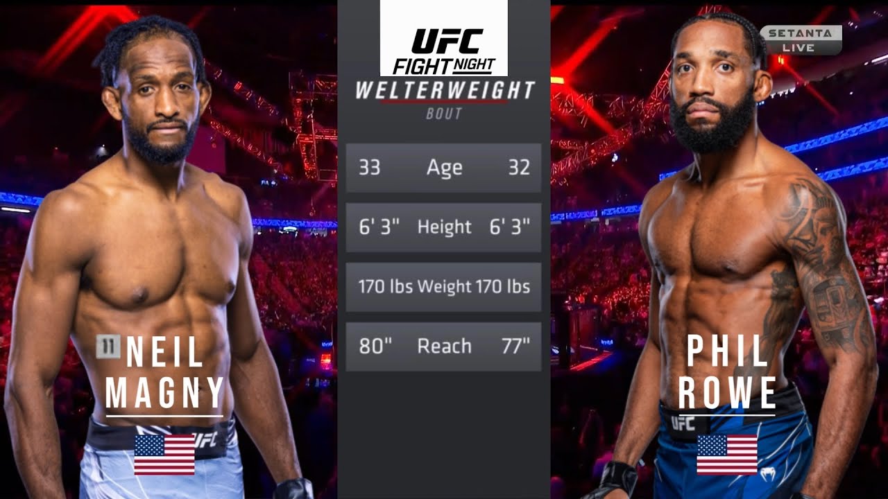 NEIL MAGNY VS PHIL ROWE FULL FIGHT UFC ON ABC 5 - YouTube