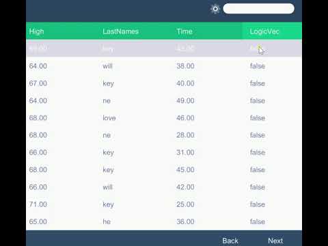 Modern GUI - Table Features - YouTube