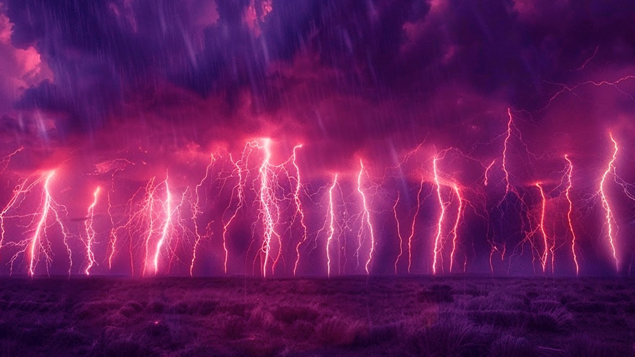 Deep Sleep Immediately with Terrible Thunderstorm, Pouring Rain ...