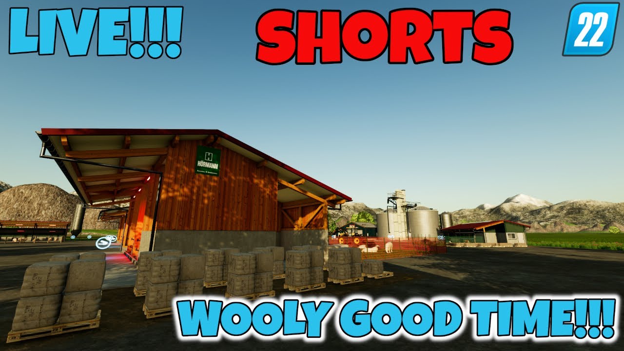 Youtube SHORTS! Farming Simulator 22 | WOOLY GOOD TIME!!! |(Oberthal ...