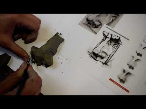 Clay nose construction - YouTube