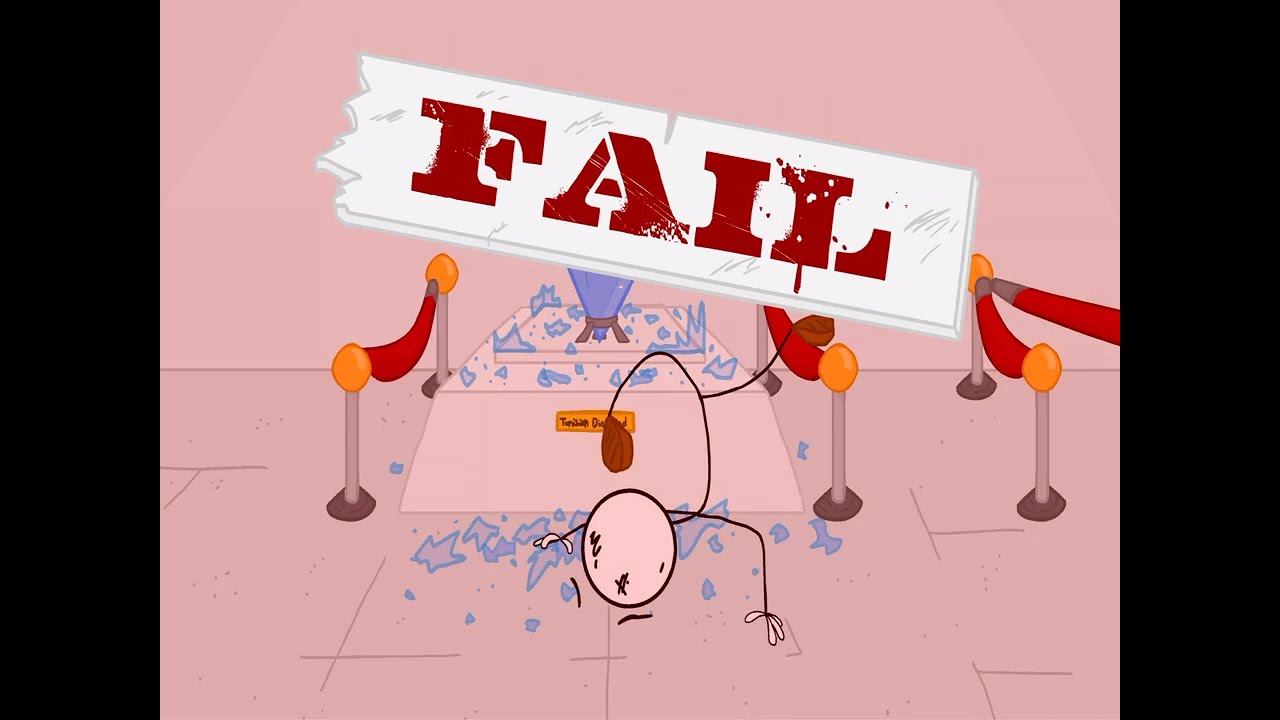 Henry Stickmin: Stealing the Diamond All Fails (Part 2) - YouTube