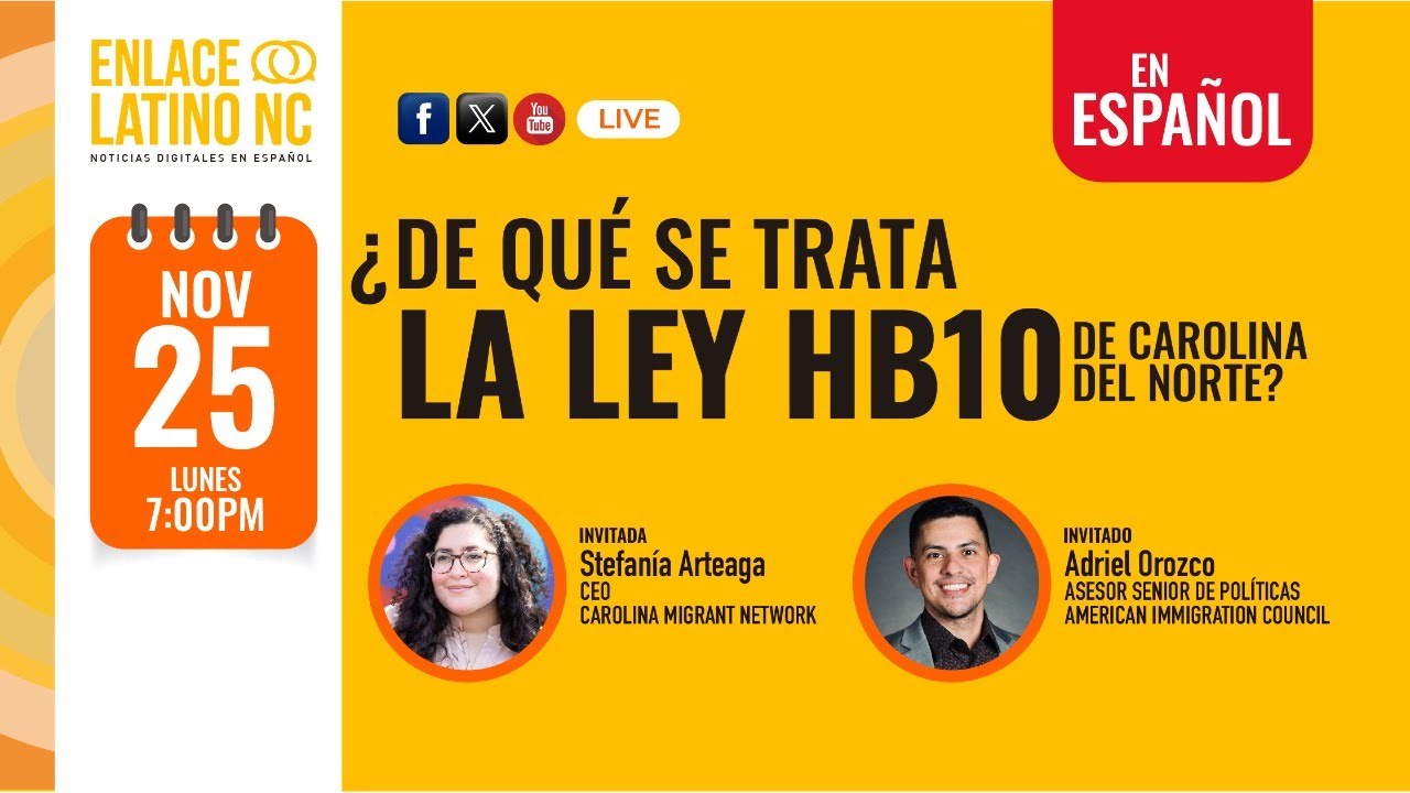 ¿De qué se trata la ley HB10 de Carolina del Norte? - YouTube