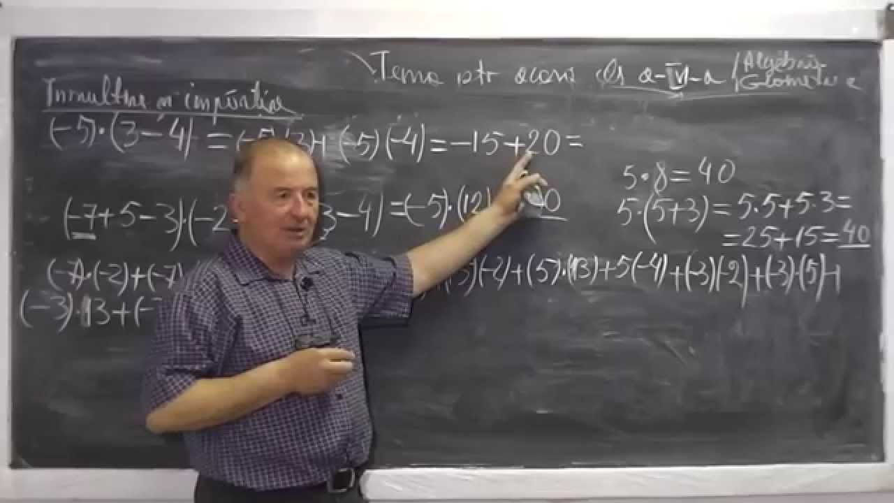 1/2 Lectia 488 - Rezolvam probleme din tema - Operatii in multimea ...