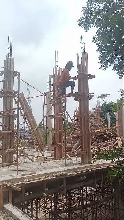 Bongkar bekisting kolom - YouTube