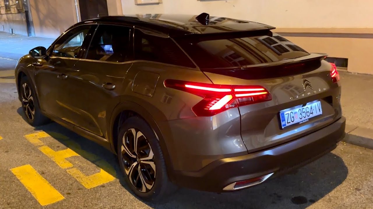 CITROEN C5 X 2023 - NIGHT REVIEW (exterior, interior, AMBIENT lights ...