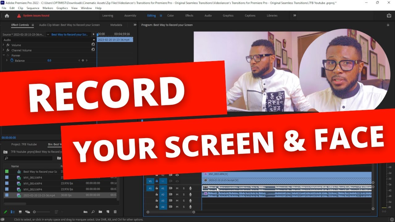Best Free Way to Record and Edit your Screen with your Face for ...