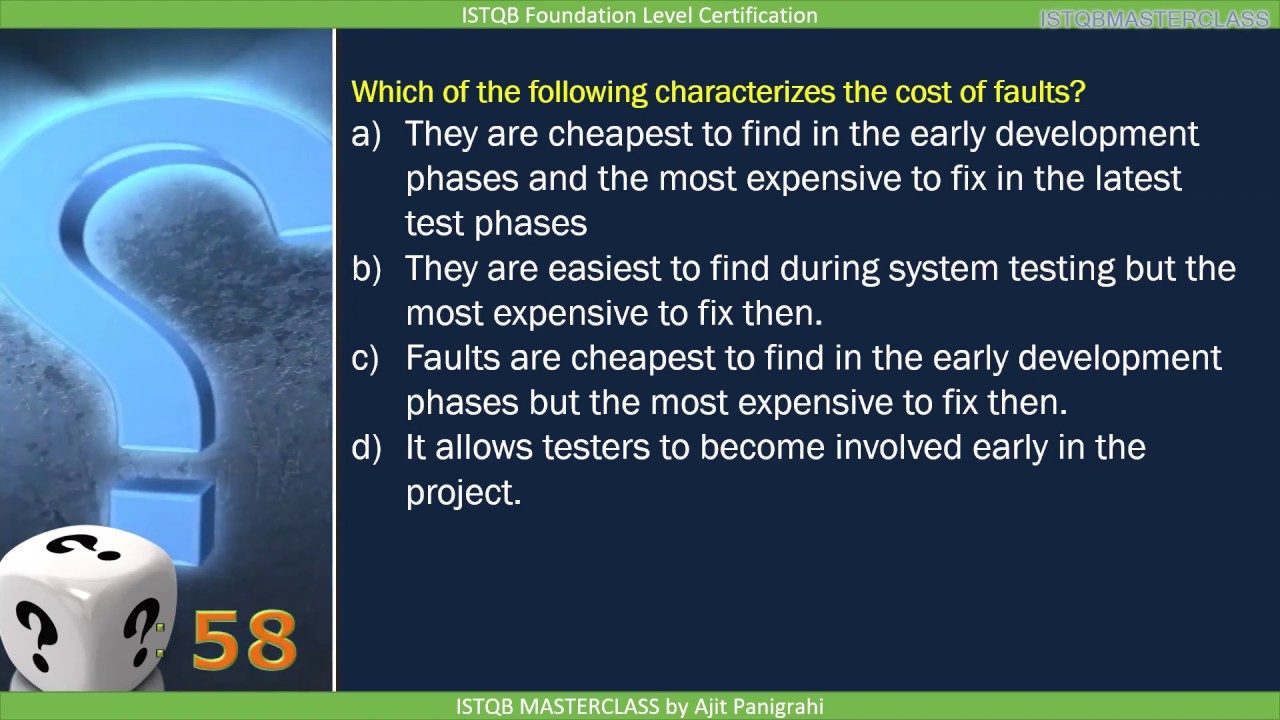 1 3 Seven Testing Principles Quiz 7 : ISTQB Foundation level 2018 ...