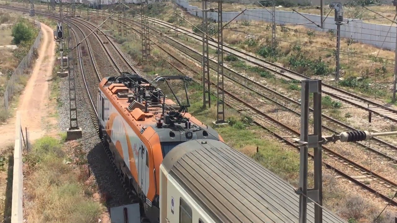 ONCF E-1479 assurant le TL 608 en accélération vers Fès (1080p60) - YouTube