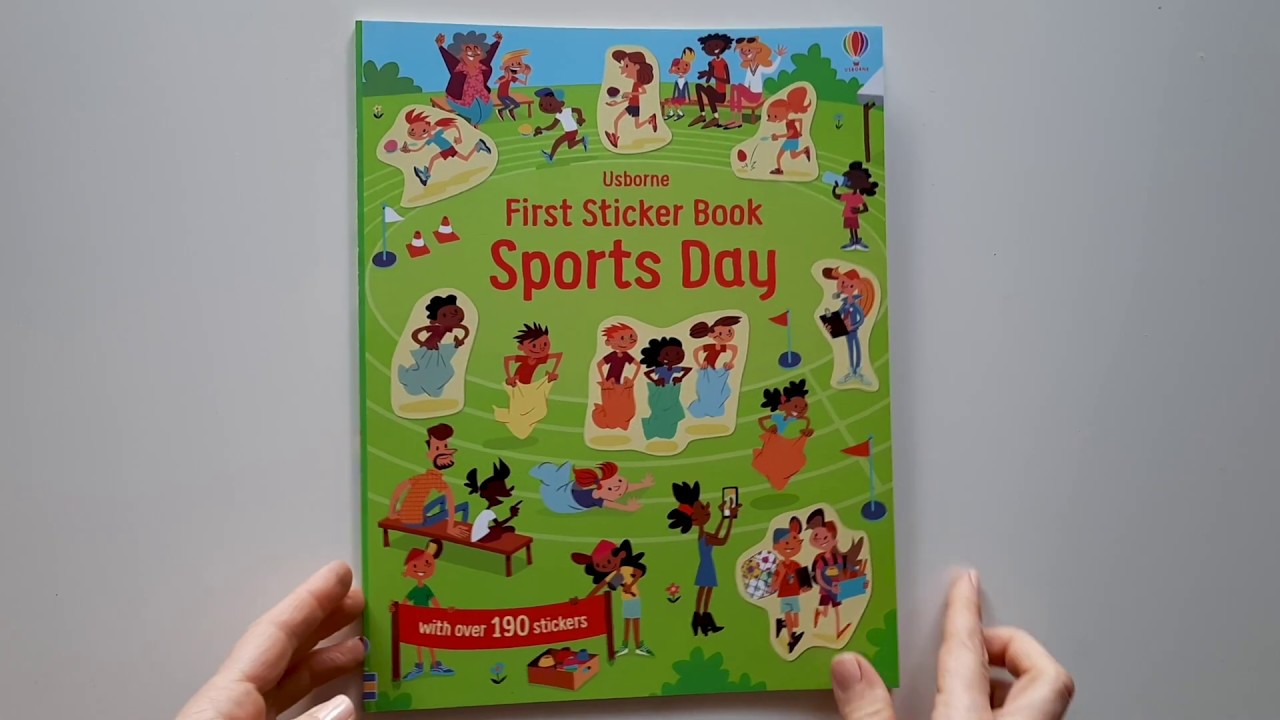 Usborne - First sticker book Sports Day First Sticker Book - YouTube