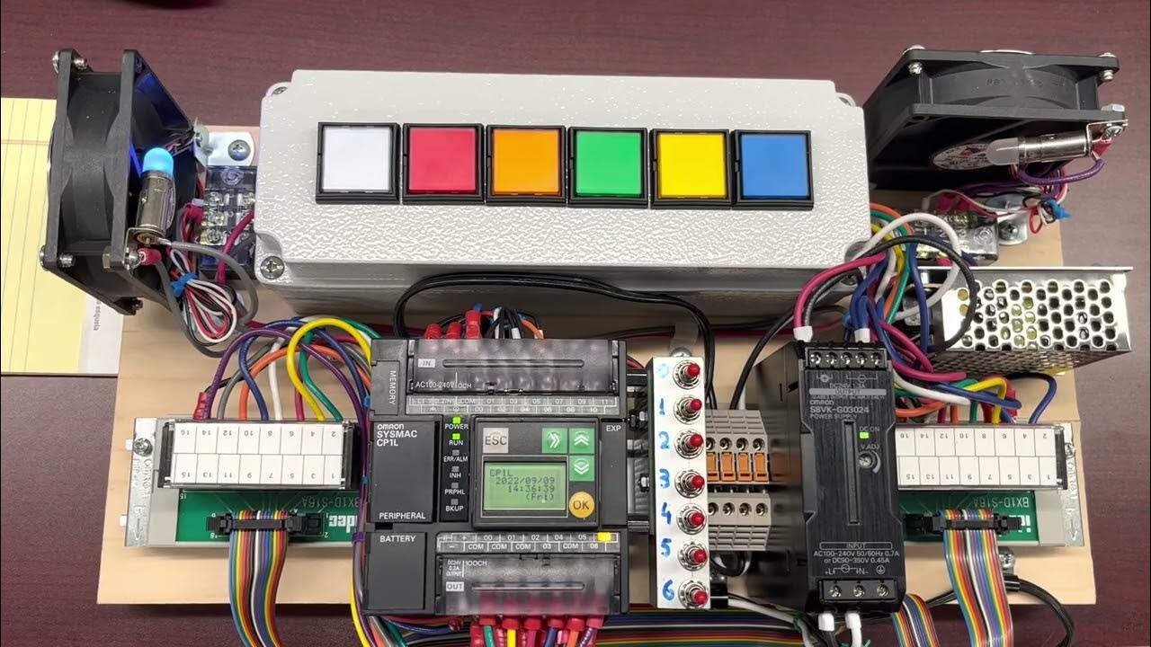 #3 DIY Low budget PLC Trainer! Watch 25 project clones at work! - YouTube