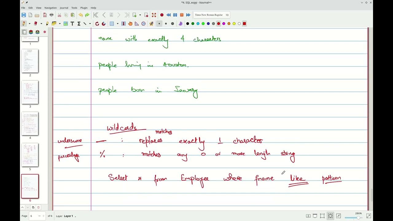 Mastering Pattern Matching and Wildcards in SQL Queries - YouTube