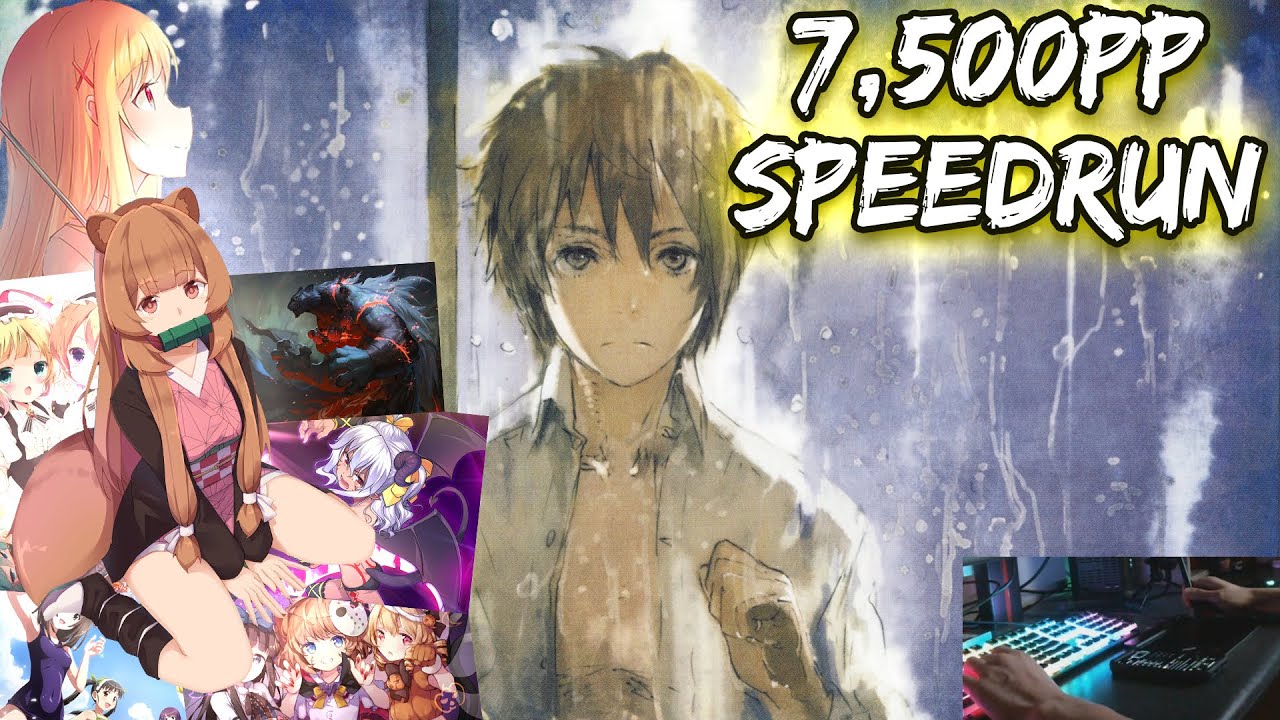 (osu!) 4 Digit Speedruns 7,500PP | Highlights - YouTube