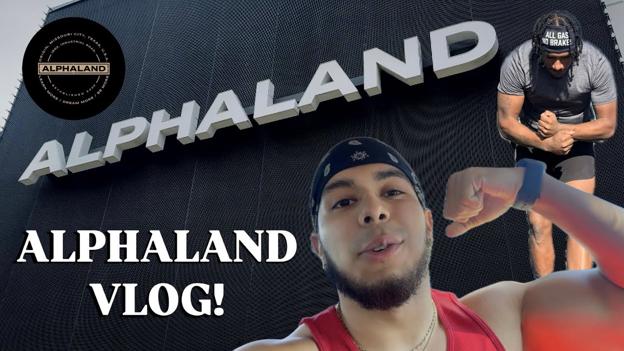 Working Out Chest at Alphaland! Alphaland Houston Vlog - YouTube