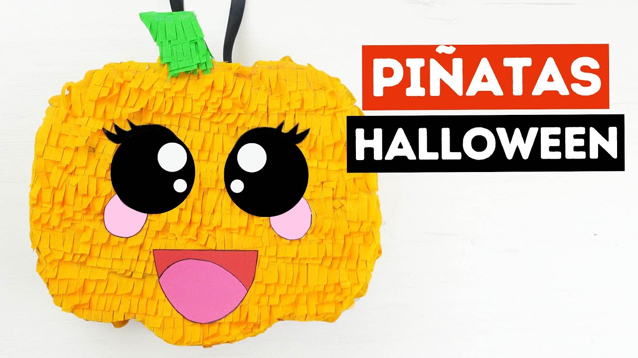 🎃 Cómo hacer una piñata de calabaza para Halloween y 6 piñatas más ...