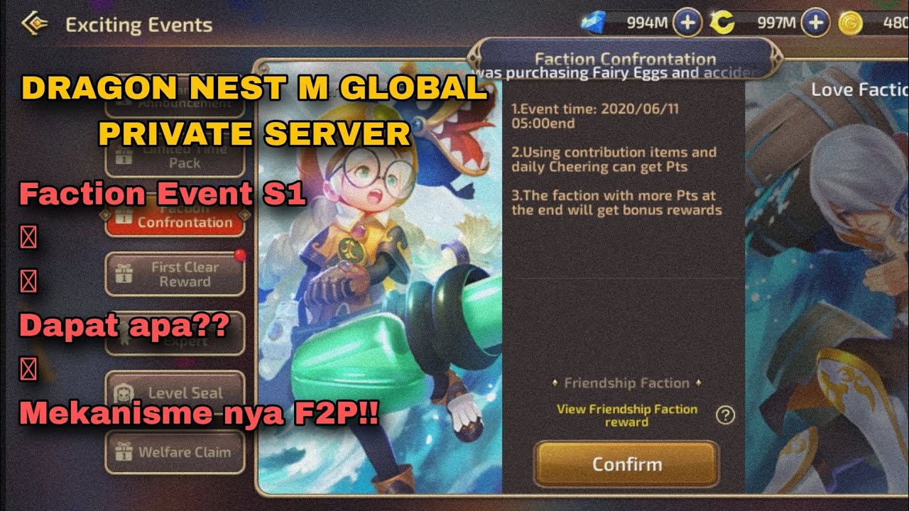 Unboxing Faction Event. Event yang ramah F2P!! || Dragon Nest M: Global ...