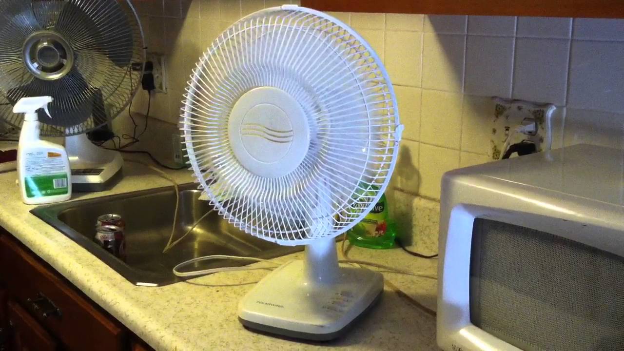 1989 Polarwind 12" Table Fan Model KHD-1205 - YouTube