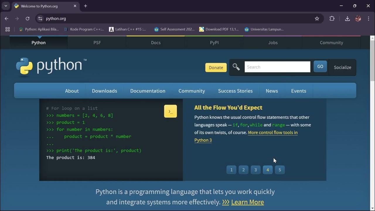 Tugas Video Instal dan Setup Python di VSCode - YouTube