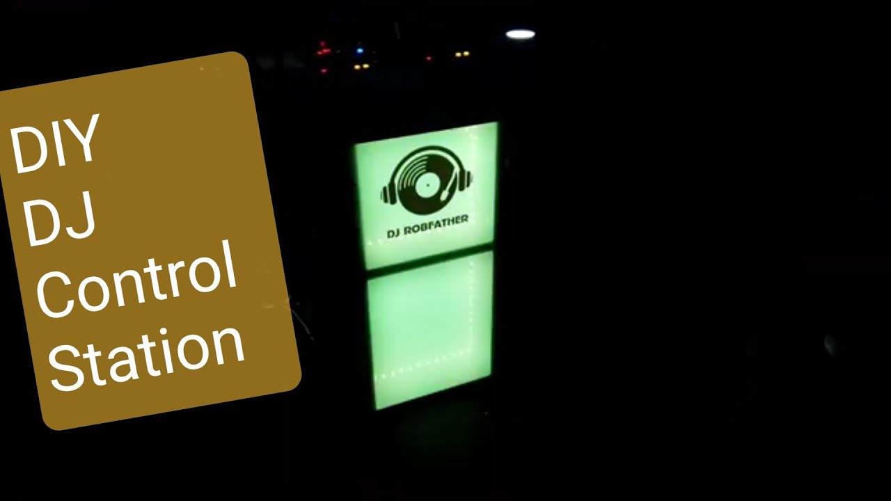 DIY DJ Control Station - Made With Inexpesive IKEA Furniture - YouTube
