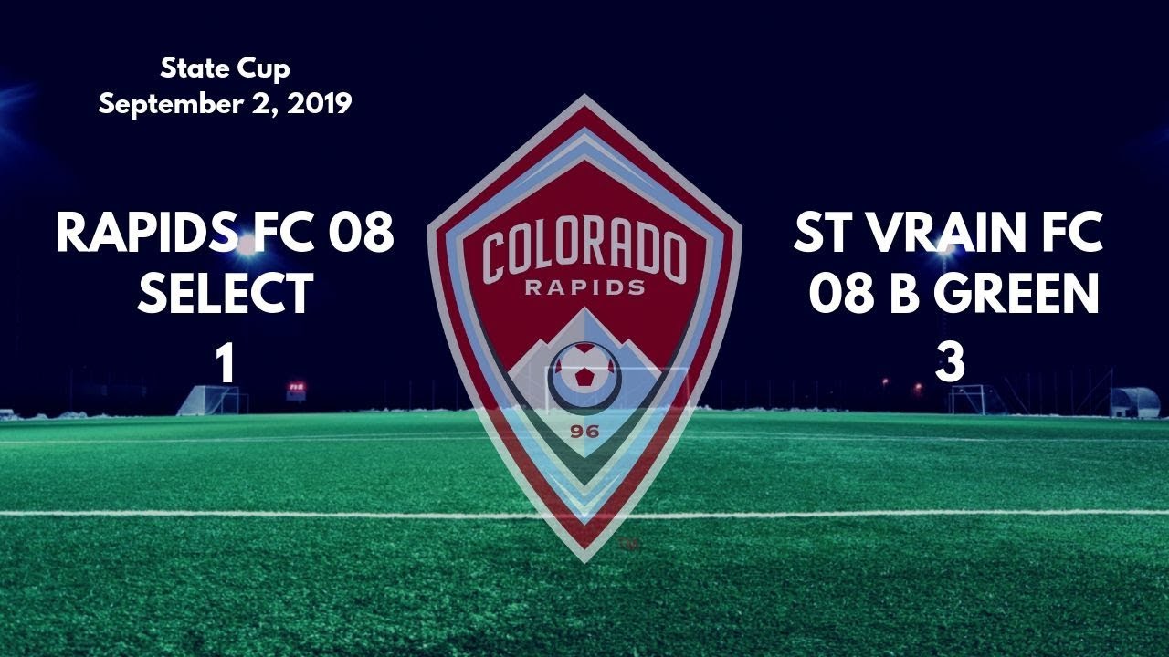 Rapids FC 08 Select vs St Vrain FC 08 Boys Green - YouTube