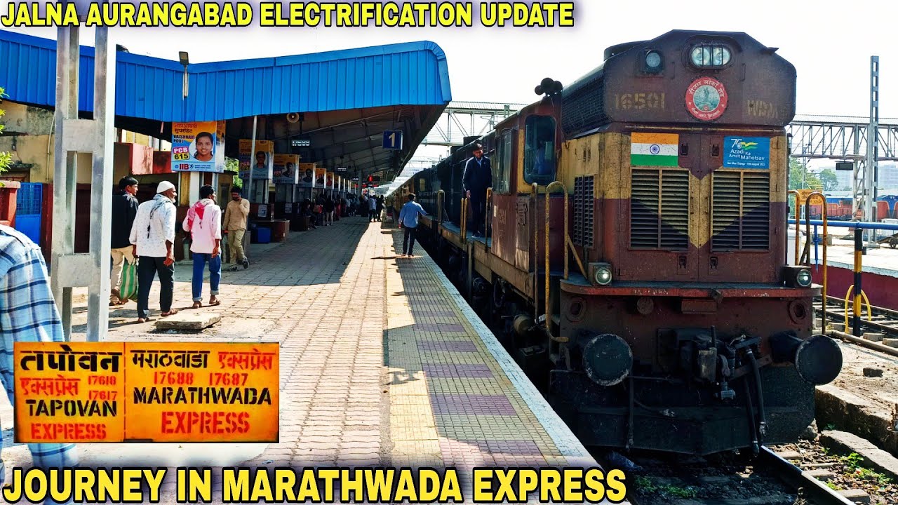 #Journey in Marathwada Express | From Jalna to Aurangabad ...