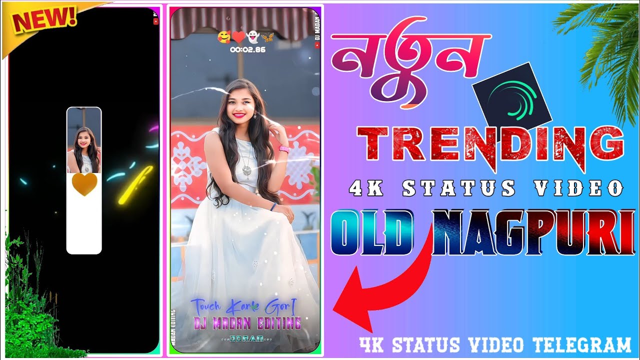 New style trending song Nagpuri Lagai ke Fair lovelY Video editing alight motion XML File 🗃️ # ...