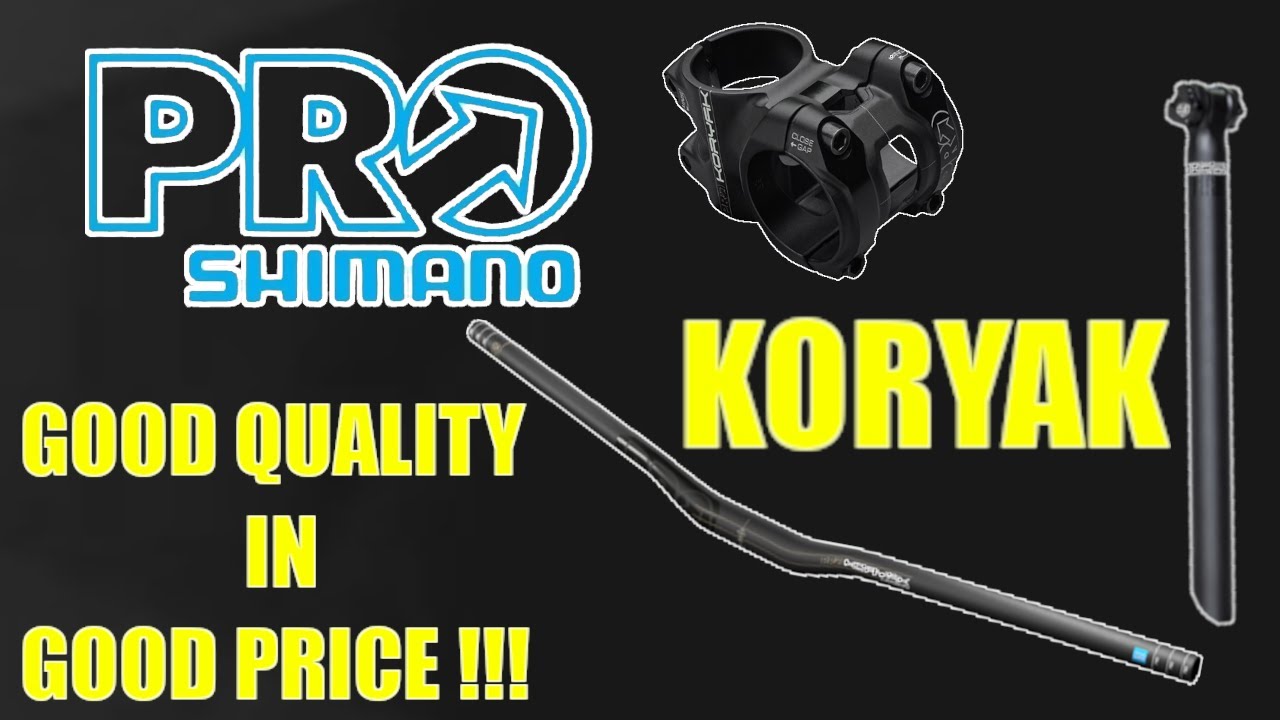 PRO KORYAK(SHIMANO) PARTS // Best Stems Seatposts and Handlebars For XC Trail Enduro E-bike ...