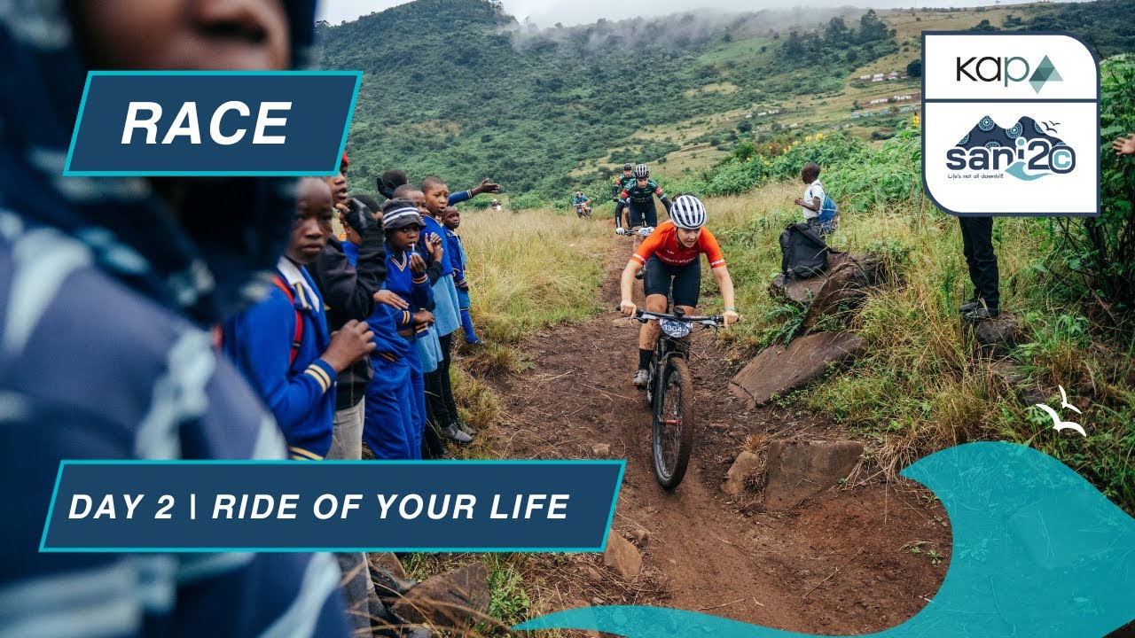KAP sani2c 2024 - Race Day 2 Ride of Your Life - YouTube