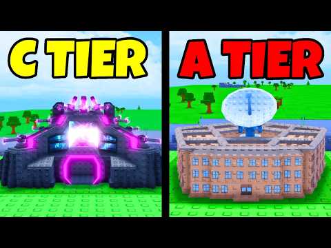 RANKING ALL MILITARY BASES in Roblox Mini War
