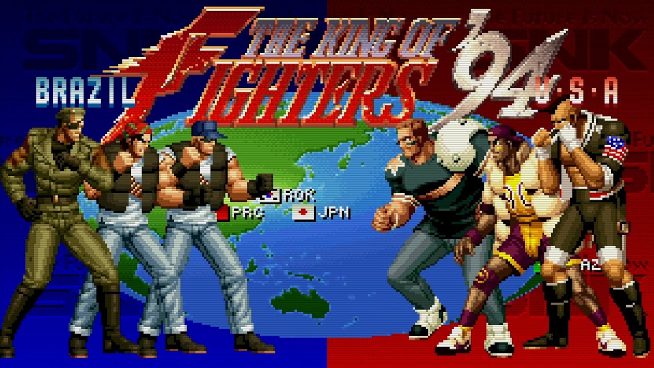 The King of Fighters '94 | Team Brazil vs Team U.S.A. - YouTube