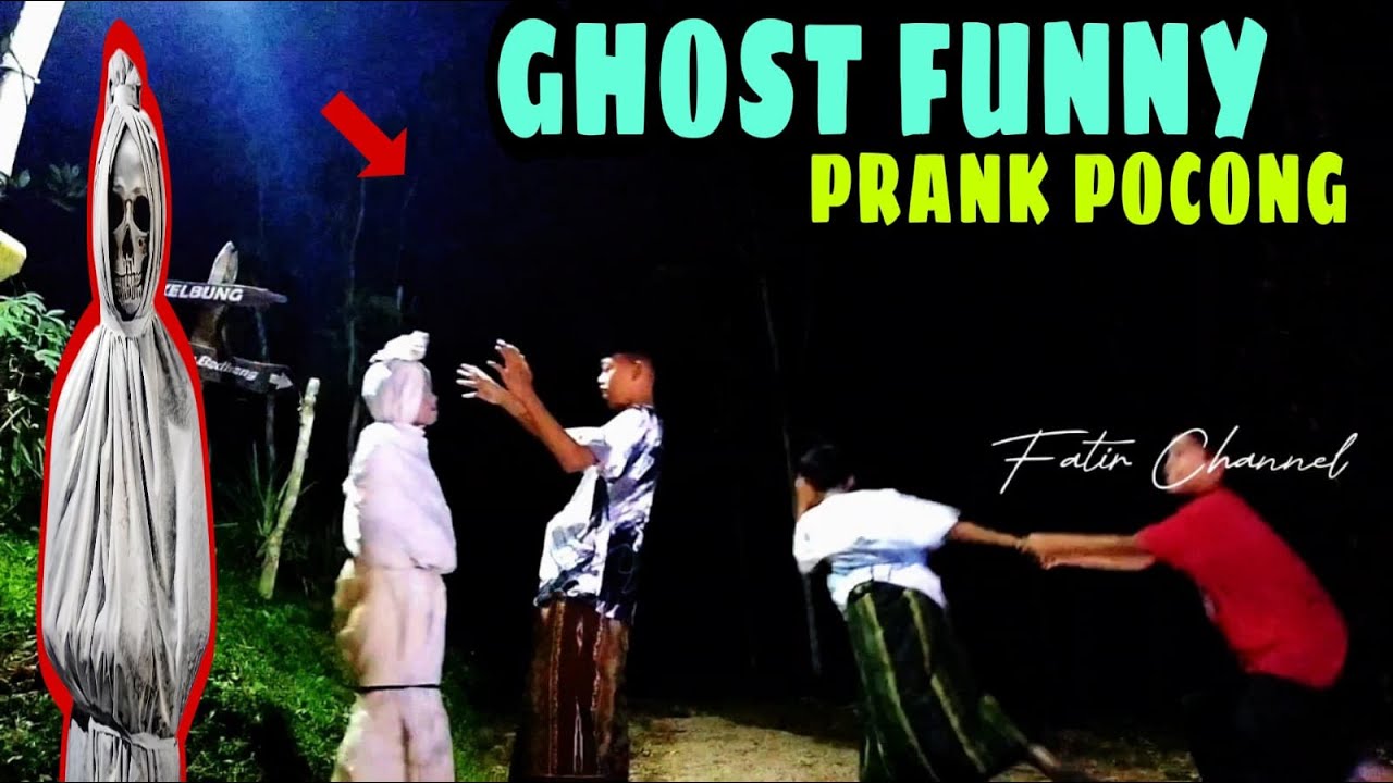 Ghost Funny Prank Pocong Full Scary Ngakak Pocong 🔥 - YouTube